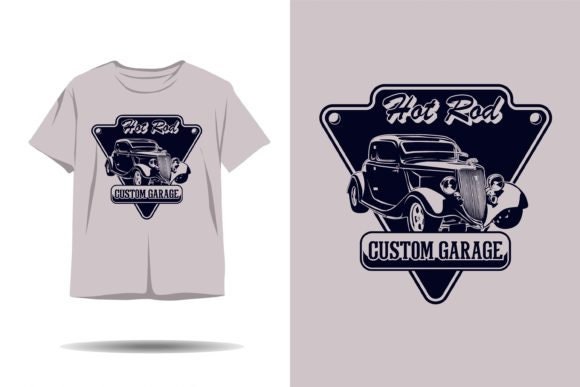Hot Rod Custom Garage - Hot Rod T Shirt Design - Instant Download - Etsy