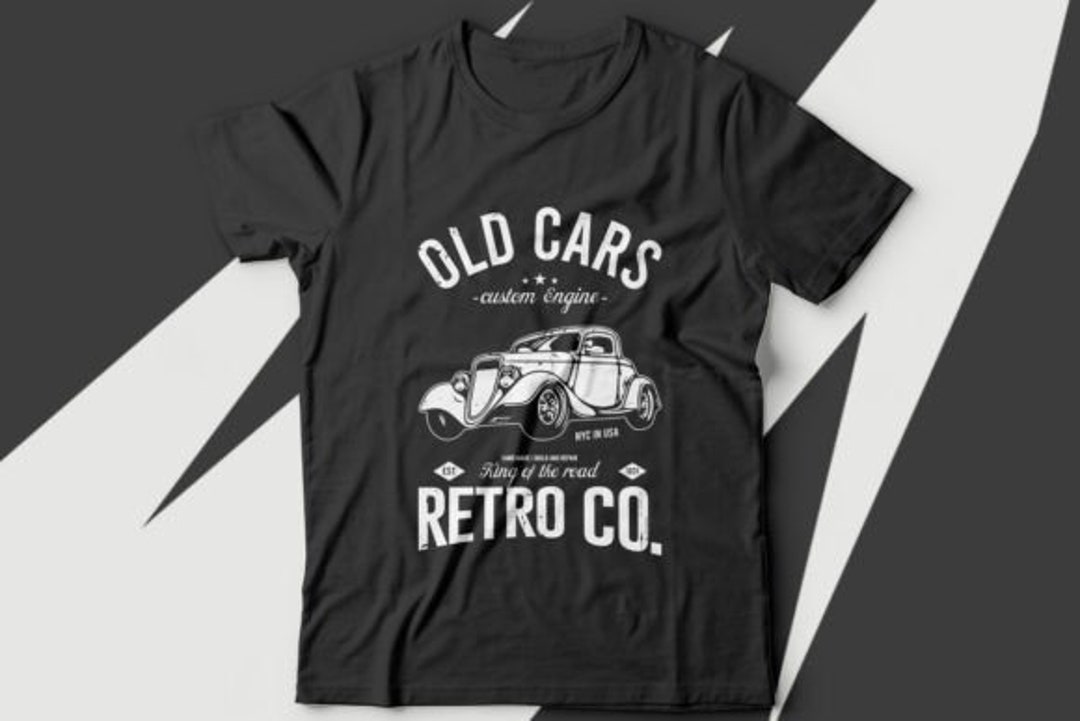 Old Hot Rod Classic Cars - Hot Rod T Shirt Design - Instant Download - Etsy