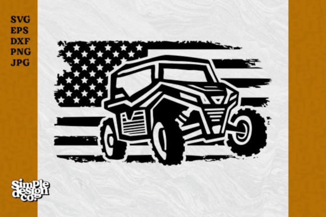 USA Flag Atv Side by Side - Instant Download PNG - Etsy