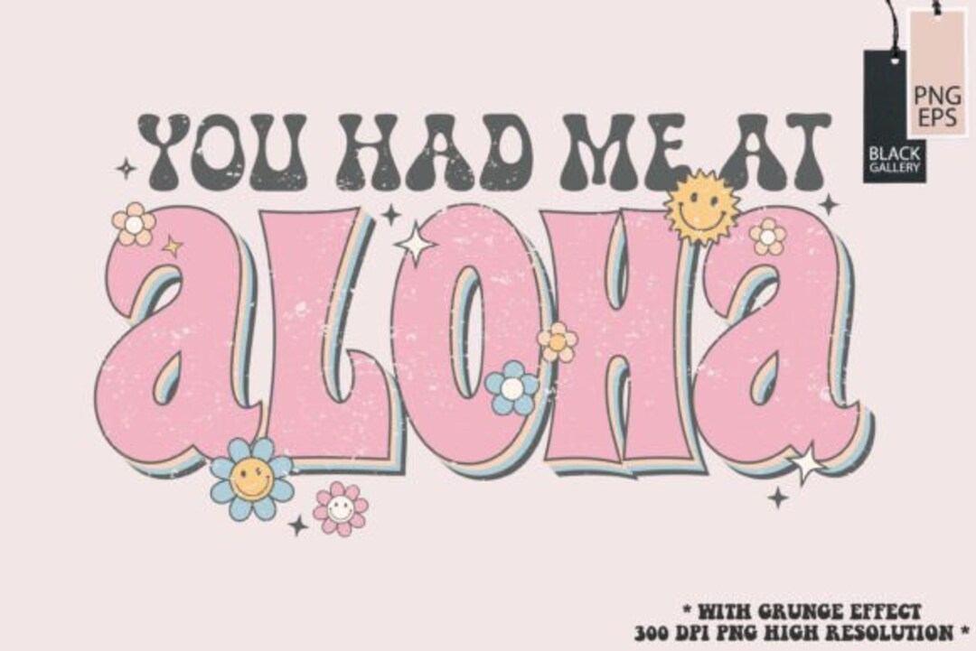 Aloha Summer PNG - Instant Download Art File - Etsy