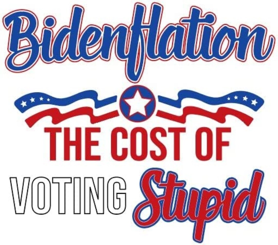 6 Inch Sticker Bidenflation Biden Sucks Inflation - Etsy