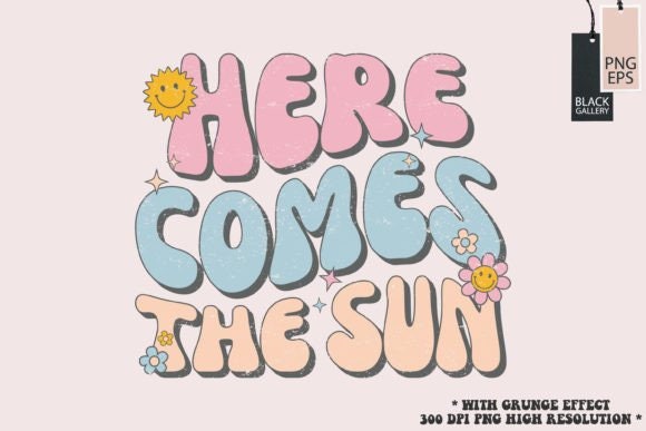 Here Comes the Sun Summer PNG - Instant Download - Etsy