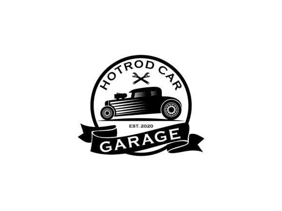 Hotrod Car Garage Vintage Badge - Etsy
