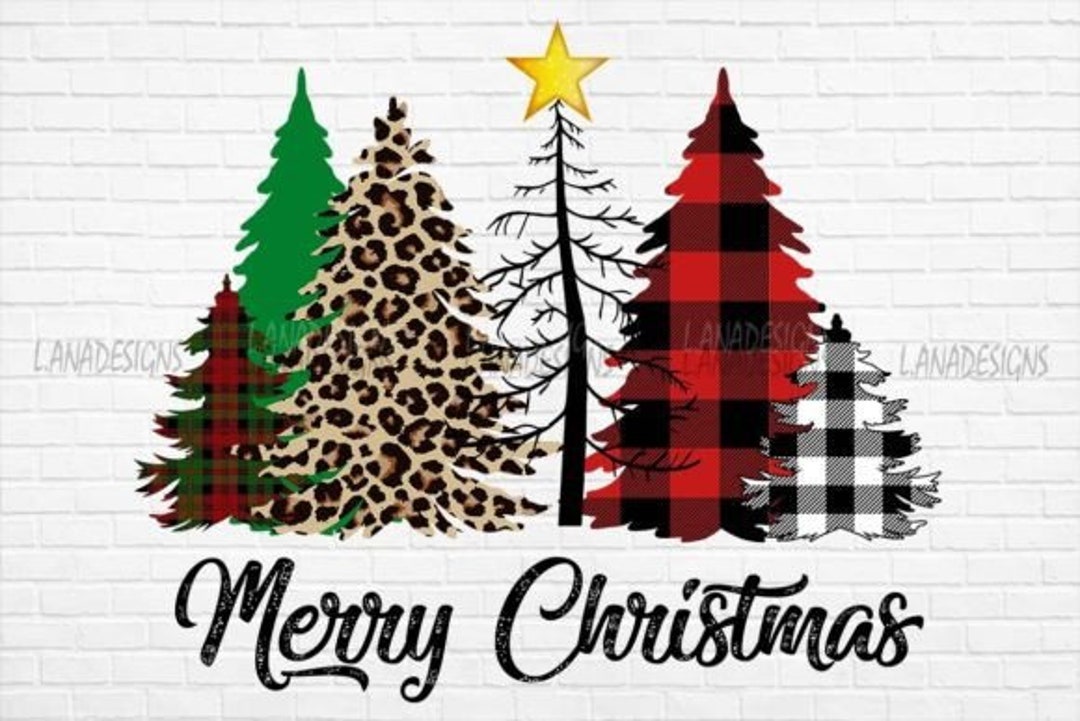 Christmas Tree PNG Sublimation Files - Instant Download - Etsy