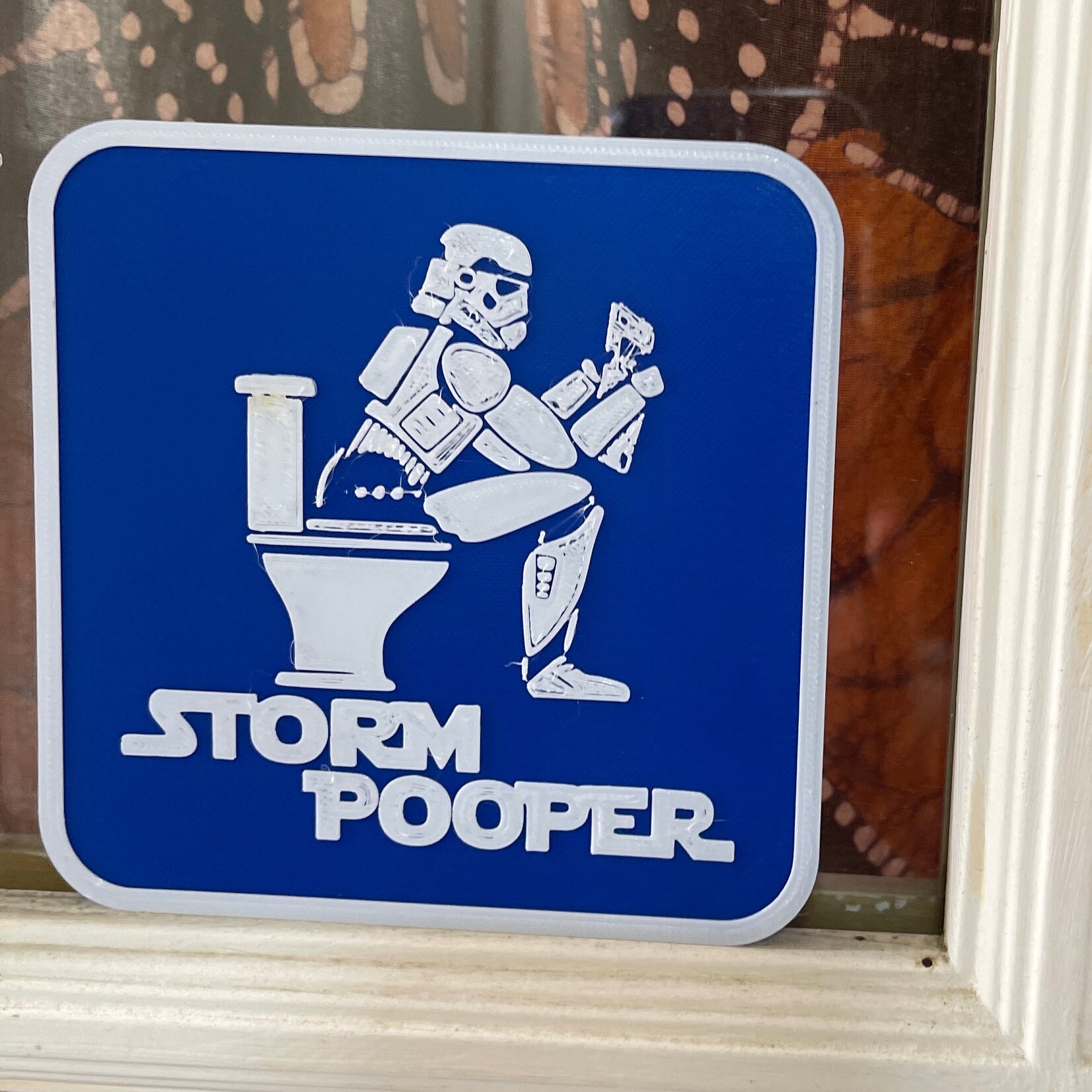 Storm Pooper Funny Bathroom Sign - for Starwars Nerd Fans - - Etsy
