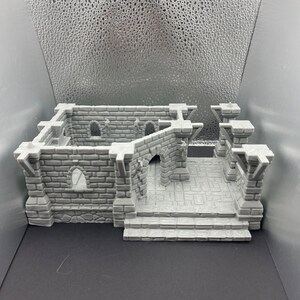 Dnd Cottage House. 3 Peice. 9 Inches Tall. Paintable PLA Professional ...