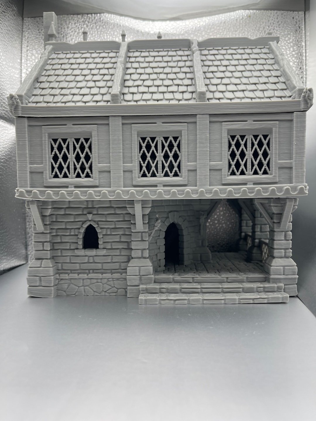 Dnd Cottage House. 3 Peice. 9 Inches Tall. Paintable PLA Professional ...
