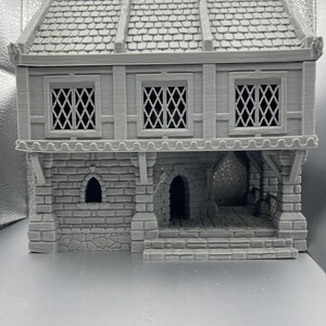 Dnd Cottage House. 3 Peice. 9 Inches Tall. Paintable PLA Professional ...