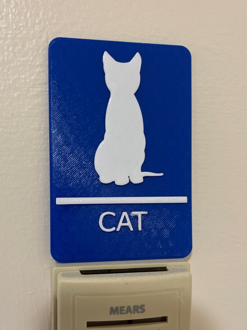 Cat Bathroom Funny Sign to Spruce up the Catbox. - Etsy