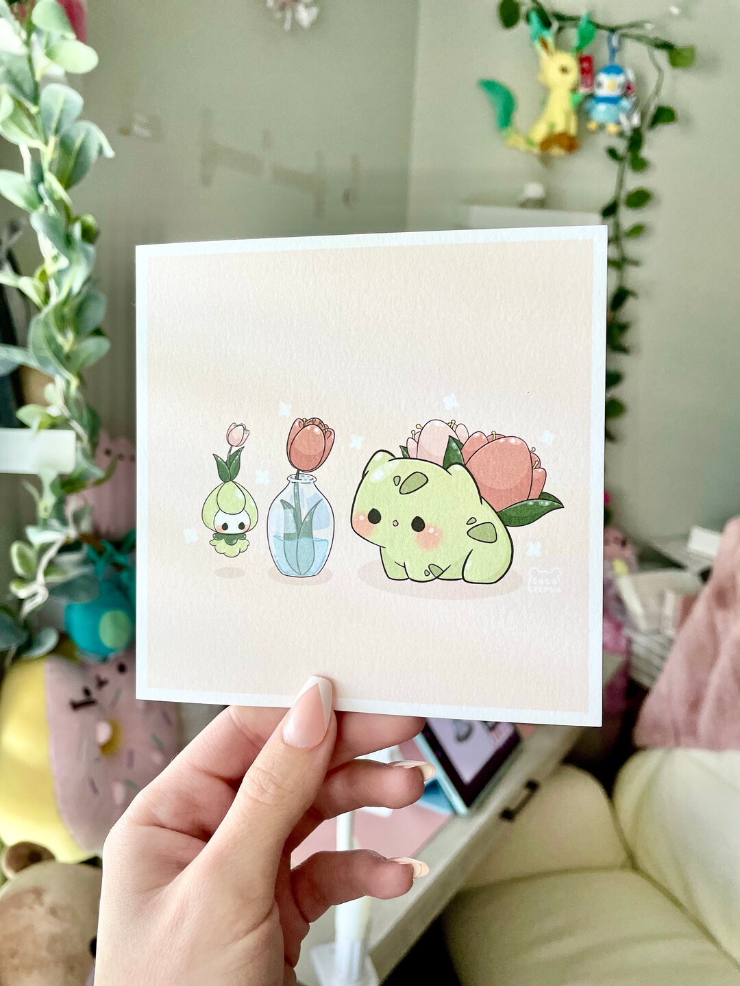 Tulip Bulba Mini Print - Etsy