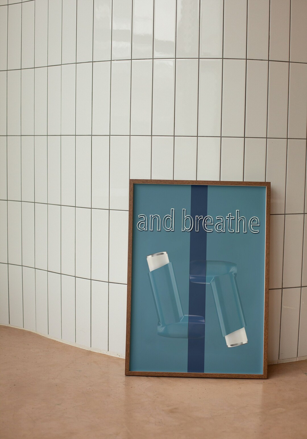 And Breathe Print | Wall Art | A6 A5 A4 A3 A2 A1 | Digital Art ...