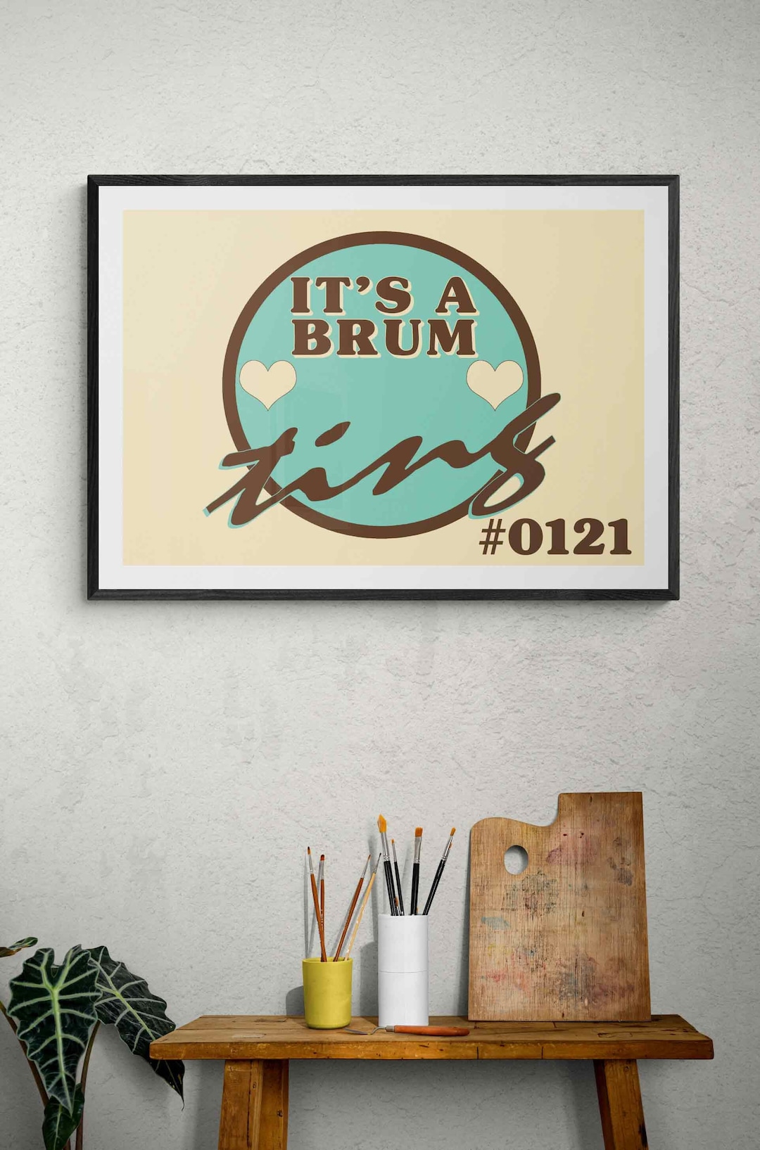 Es ist ein Brum Ting Print Dialekt Slang Wandkunst Birmingham-Druck A5 ...