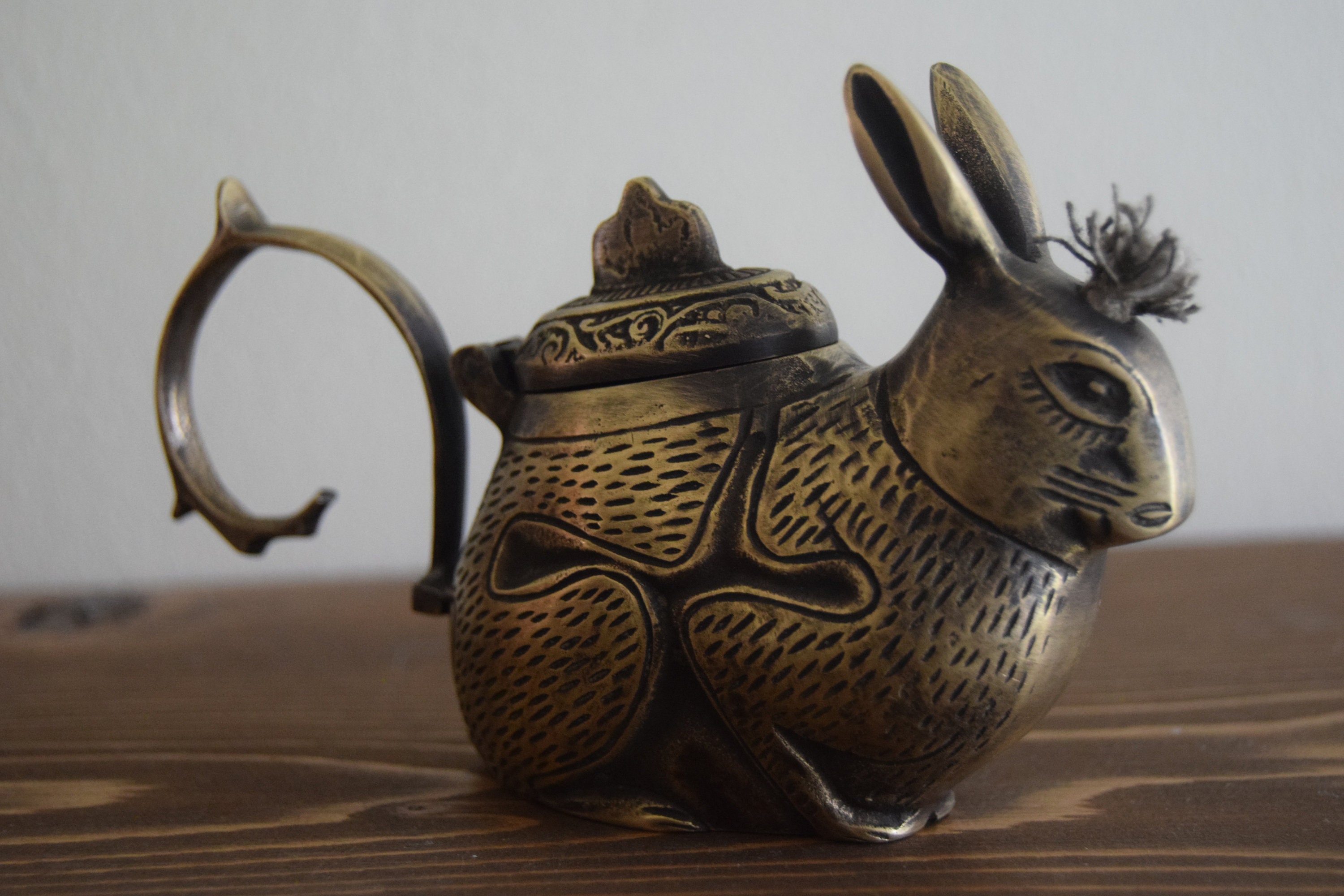 Hand Forged Reproduction Brass Rabbit Oil Lamp Vintage Oil Lamp - Etsy