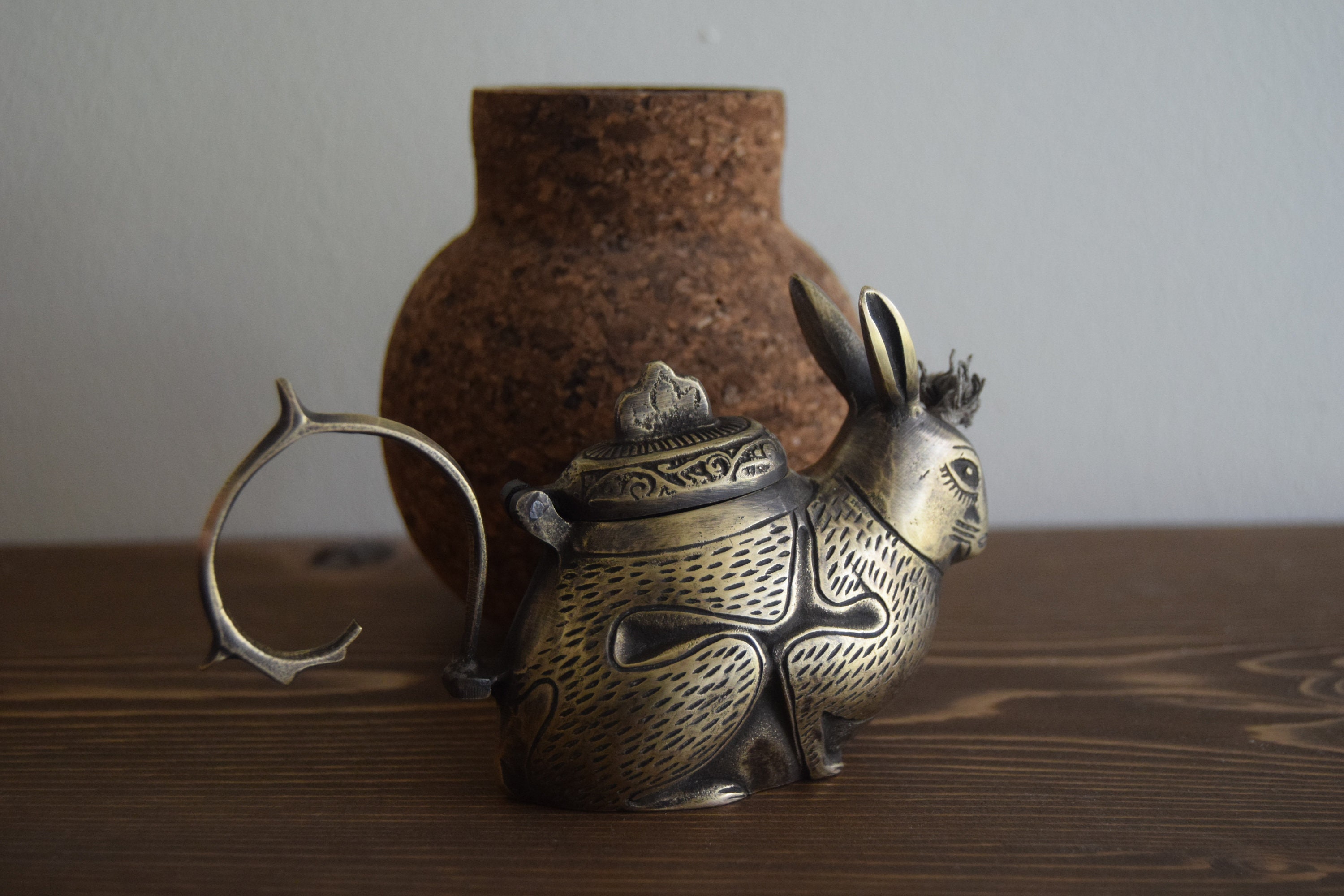 Hand Forged Reproduction Brass Rabbit Oil Lamp Vintage Oil Lamp - Etsy