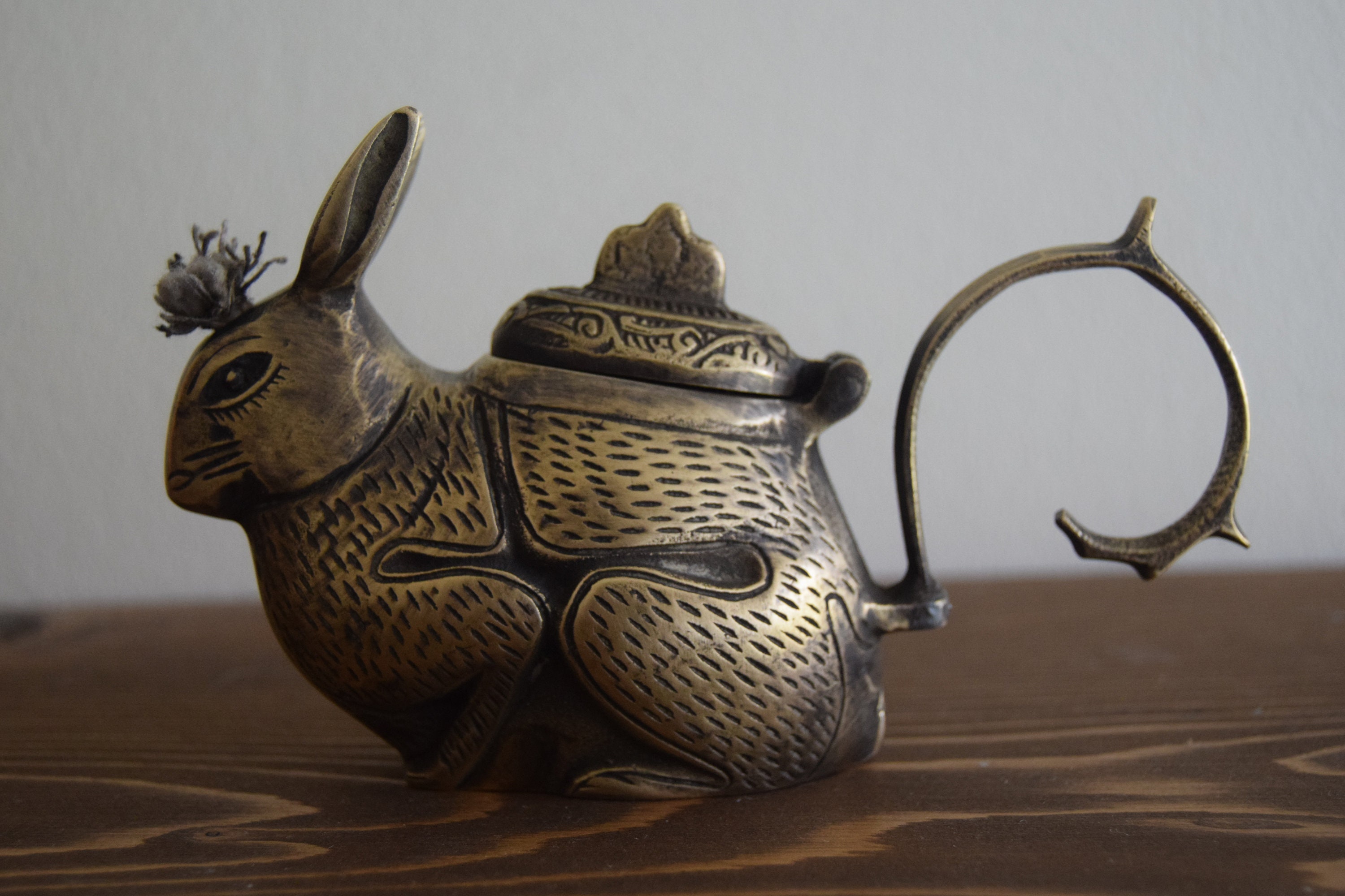 Hand Forged Reproduction Brass Rabbit Oil Lamp Vintage Oil Lamp - Etsy