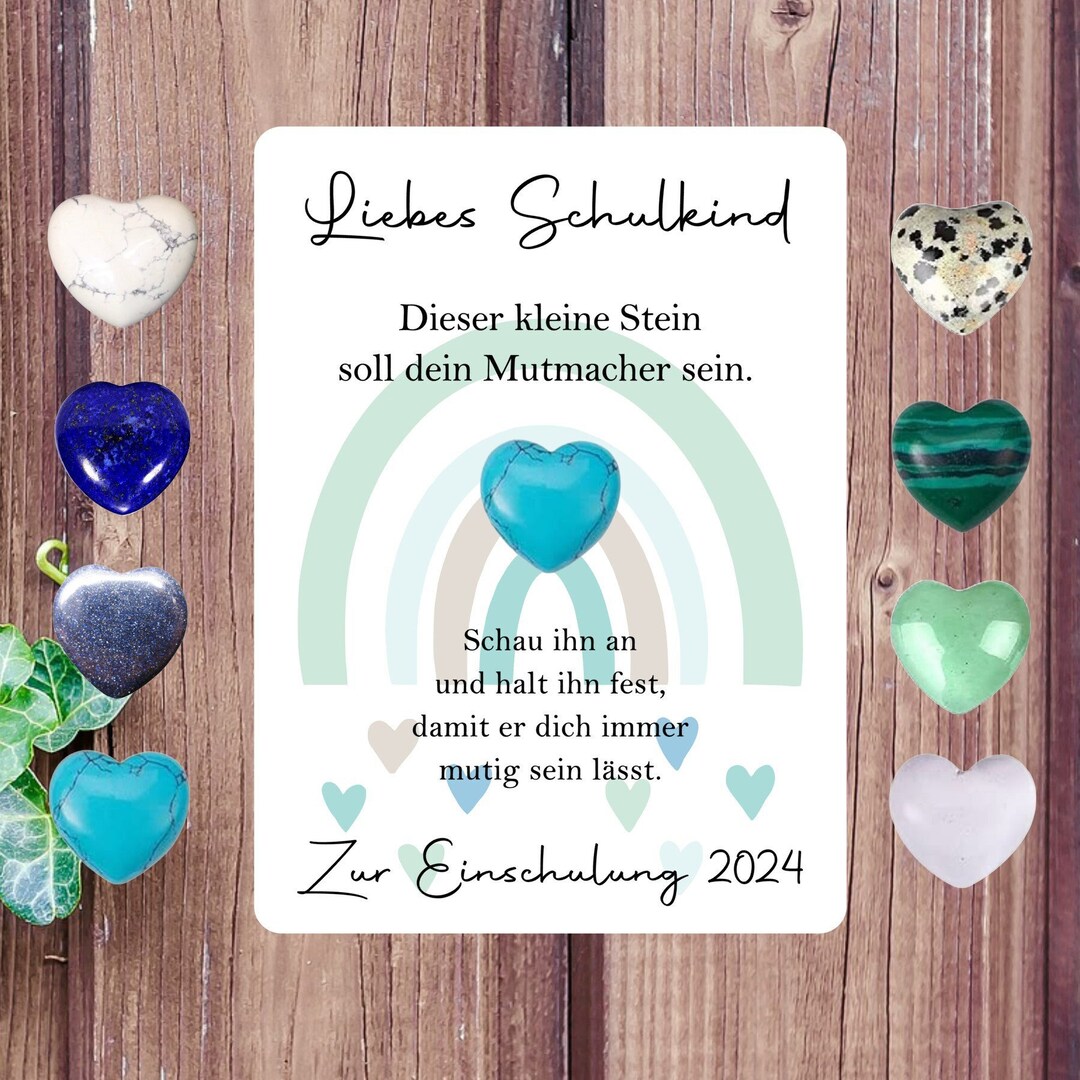 Schulkind 2024 Glücksbringer Geschenk zur Einschulung Schulanfang Schultüte Füllung ...