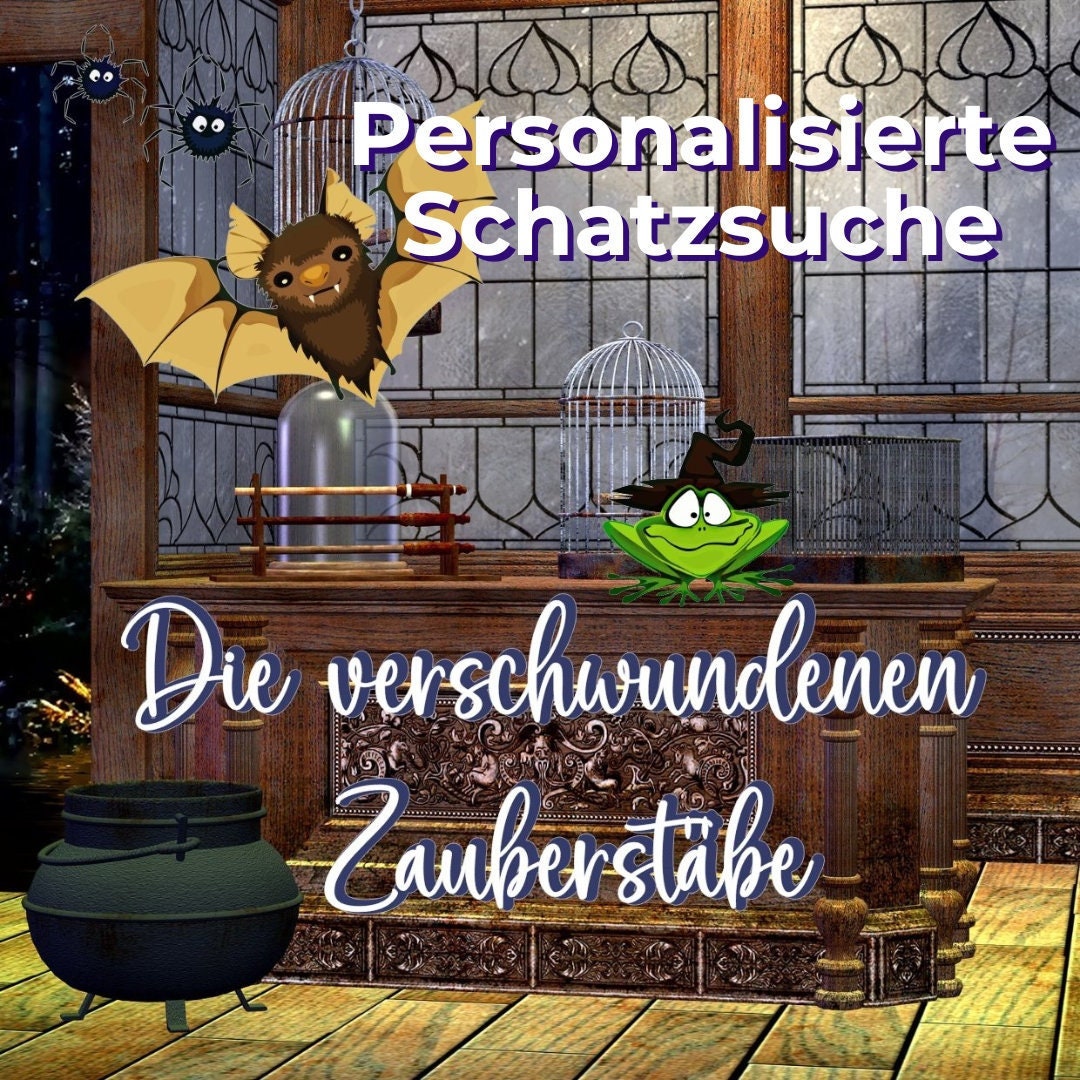 Personalized Treasure Hunt - the Missing Magic Wands - Children's ...