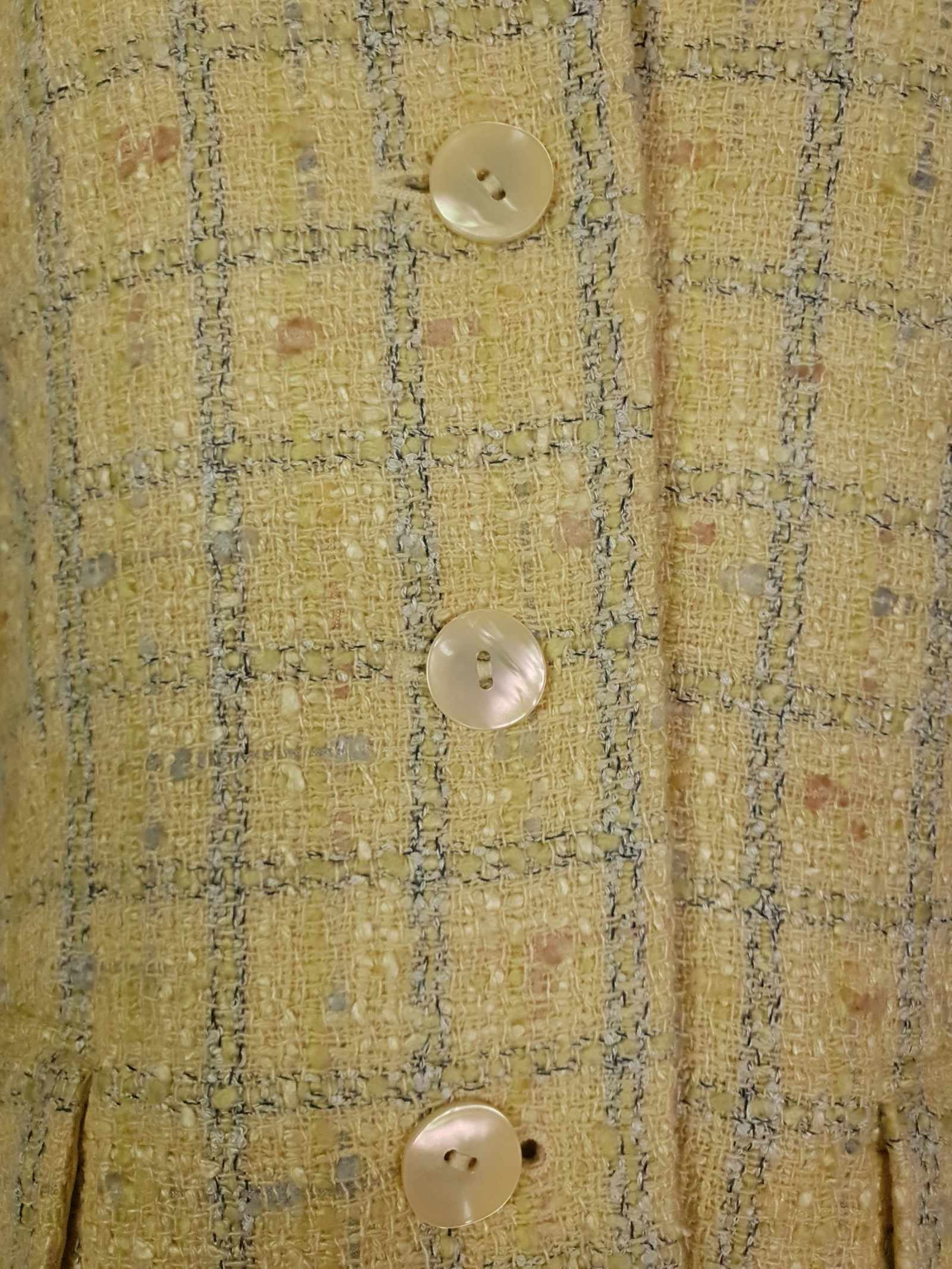 Vintage Laura Ashley Yellow Check Jacket Size 14 - Etsy