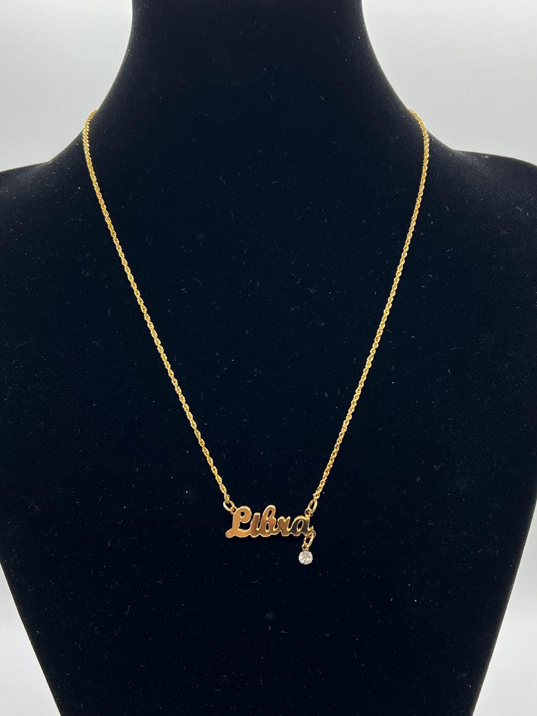 Avon Original Box Libra Gold Tone Necklace - Etsy