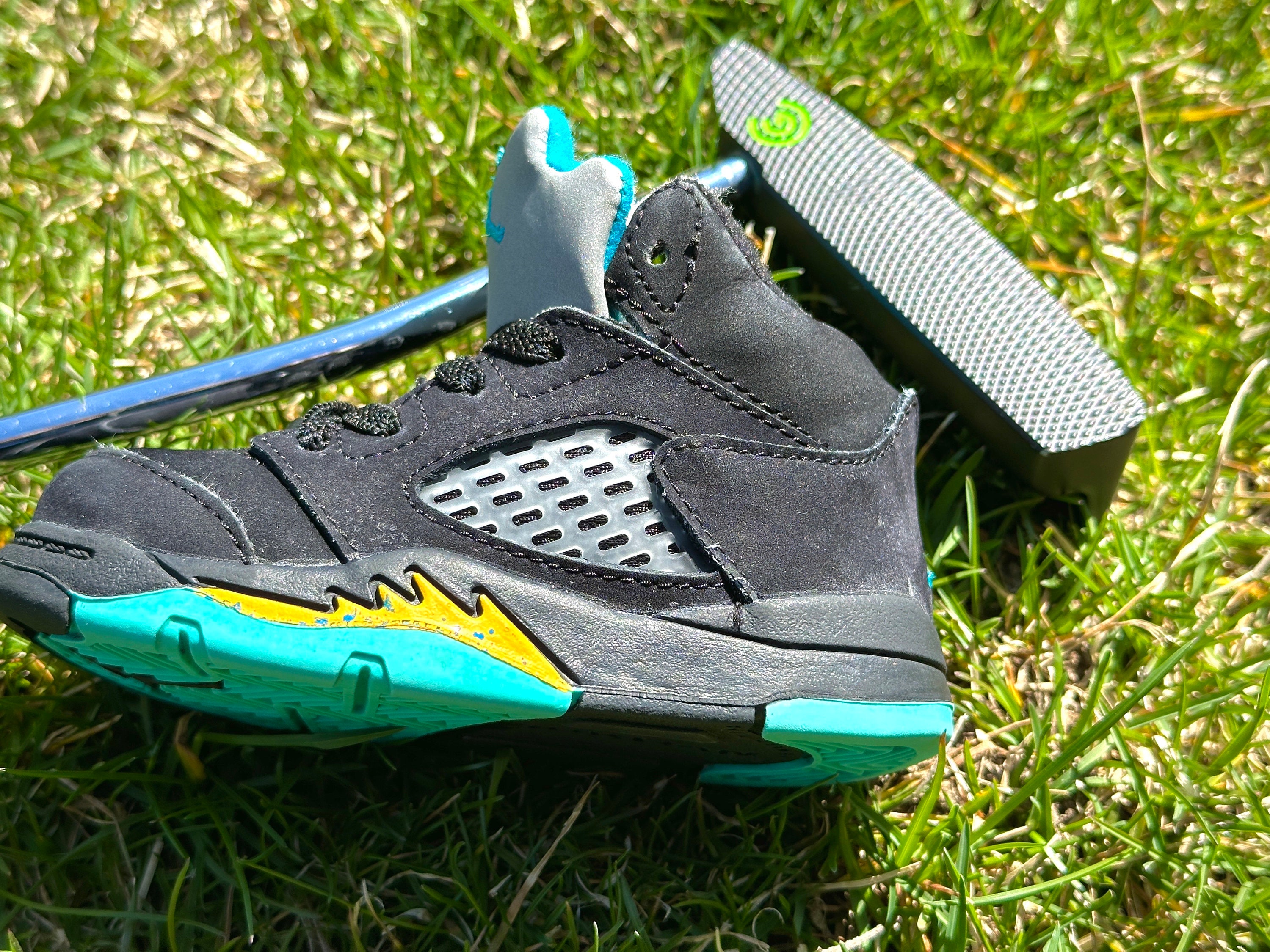 Jordan 5 Aqua Putter Cover — Authentic Air Jordan V Five, Golf — shoe ...