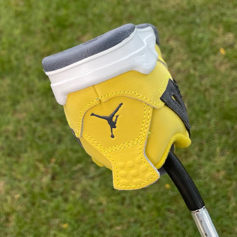 Nike Jordan 4 lightning Yellow Sneaker Putter Cover Air - Etsy