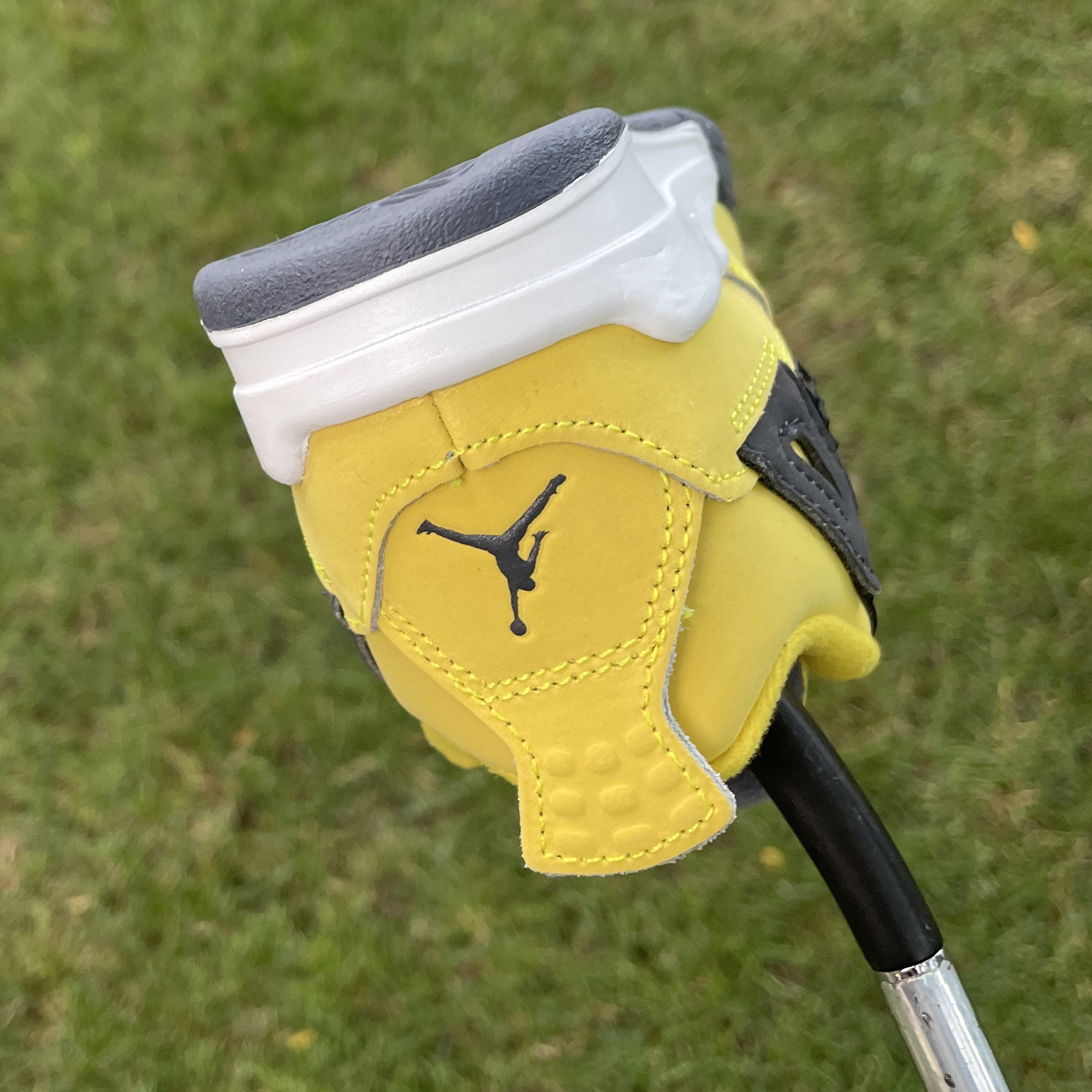 Nike Jordan 4 lightning Yellow Sneaker Putter Cover Air - Etsy