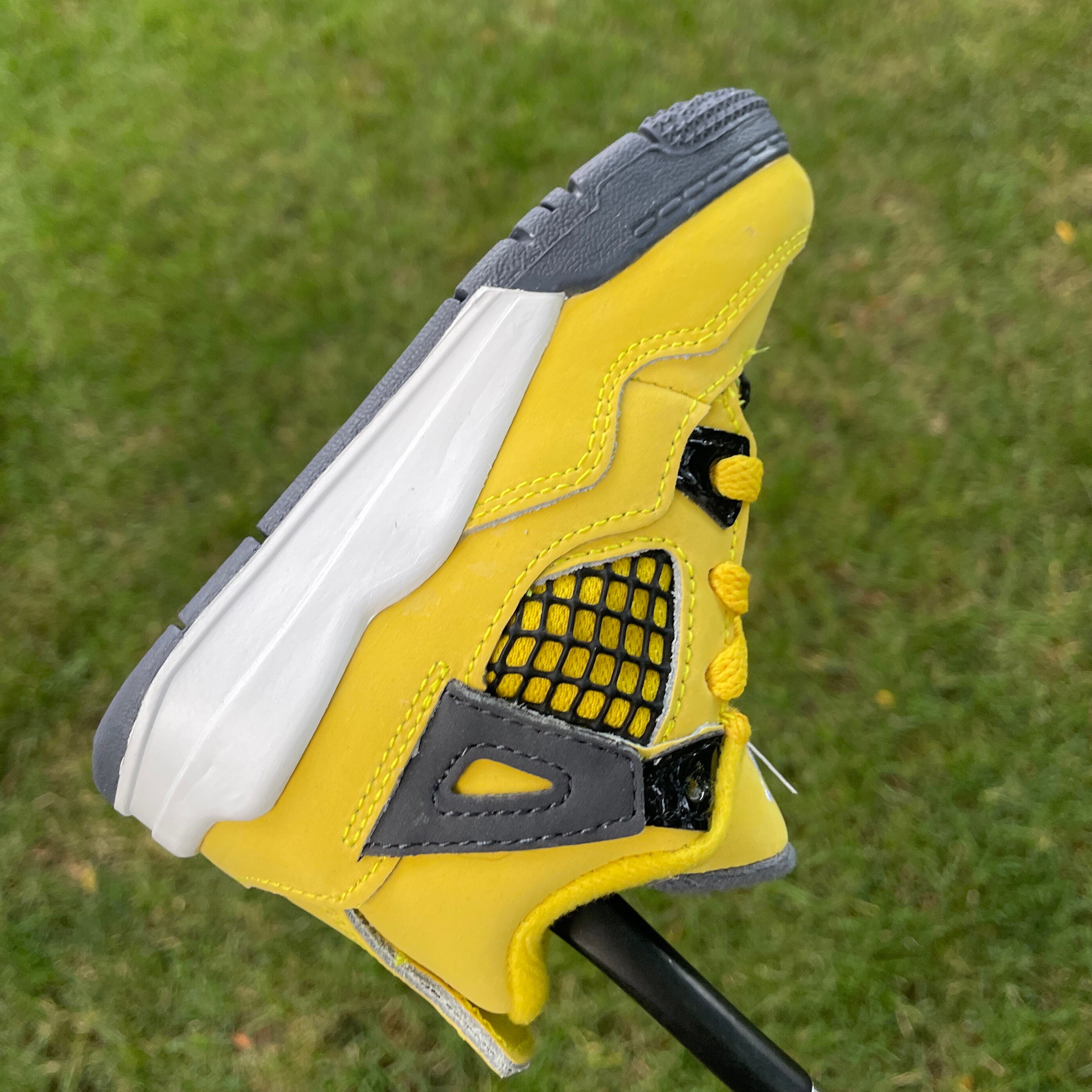 Nike Jordan 4 lightning Yellow Sneaker Putter Cover Air - Etsy