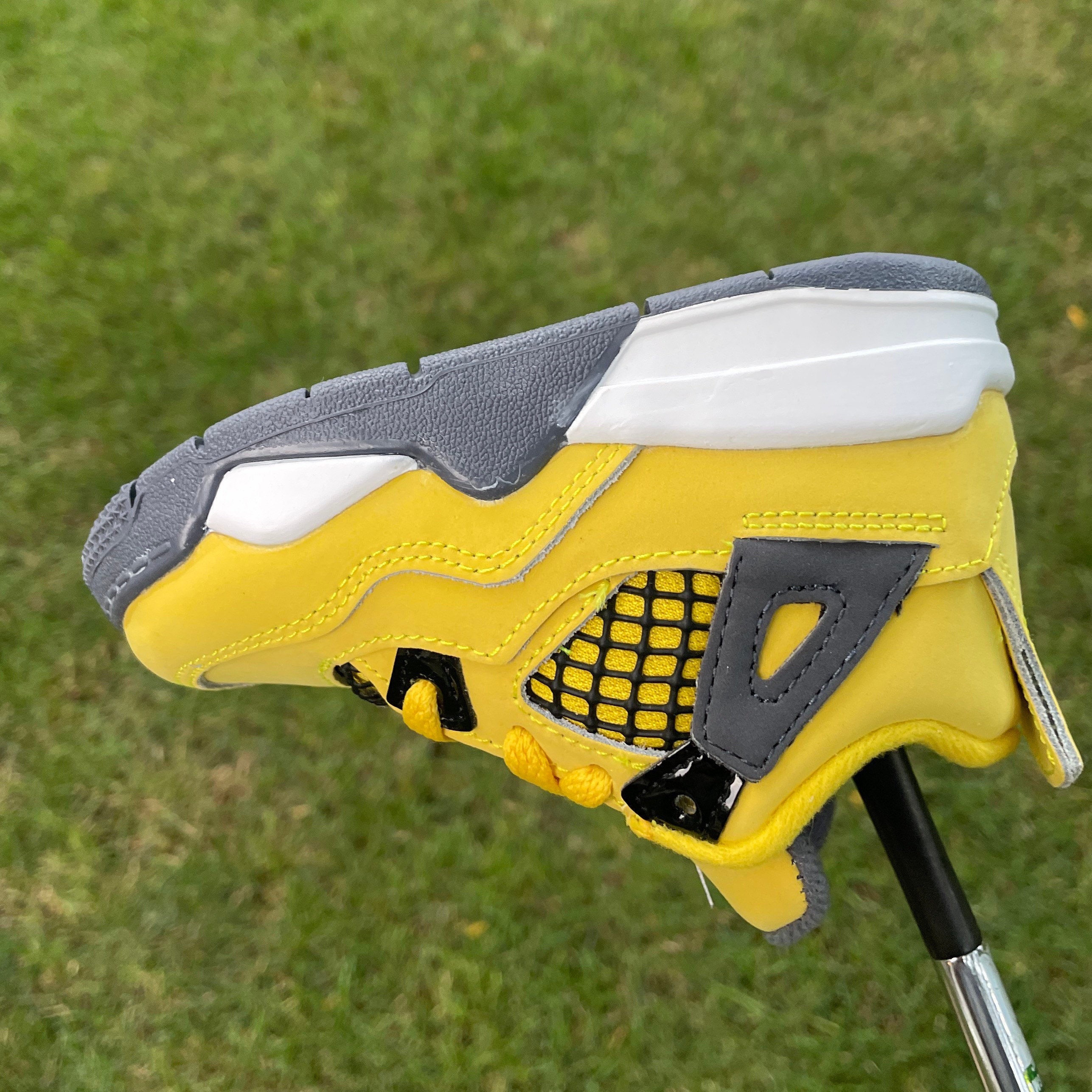 Nike Jordan 4 lightning Yellow Sneaker Putter Cover Air - Etsy