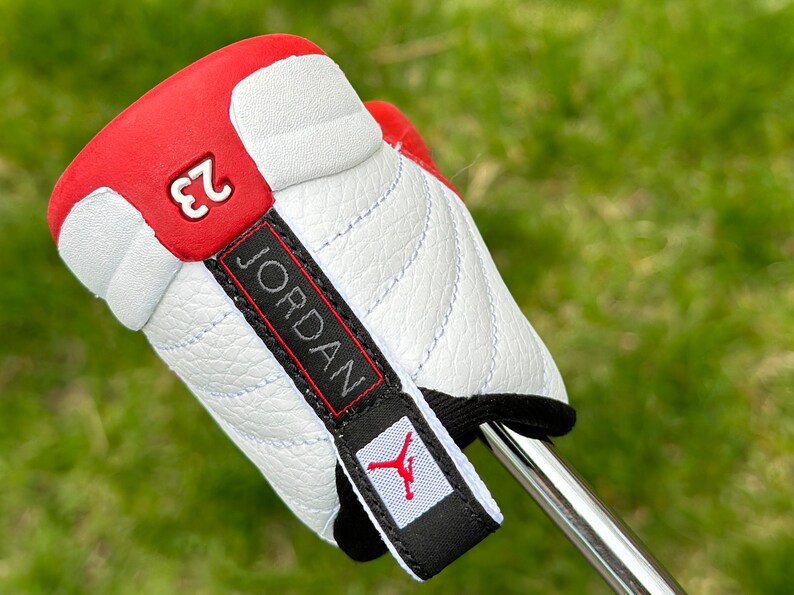 Jordan 12 Cherry Sneaker Putter Cover authentic Air Jordan XII Twelve ...