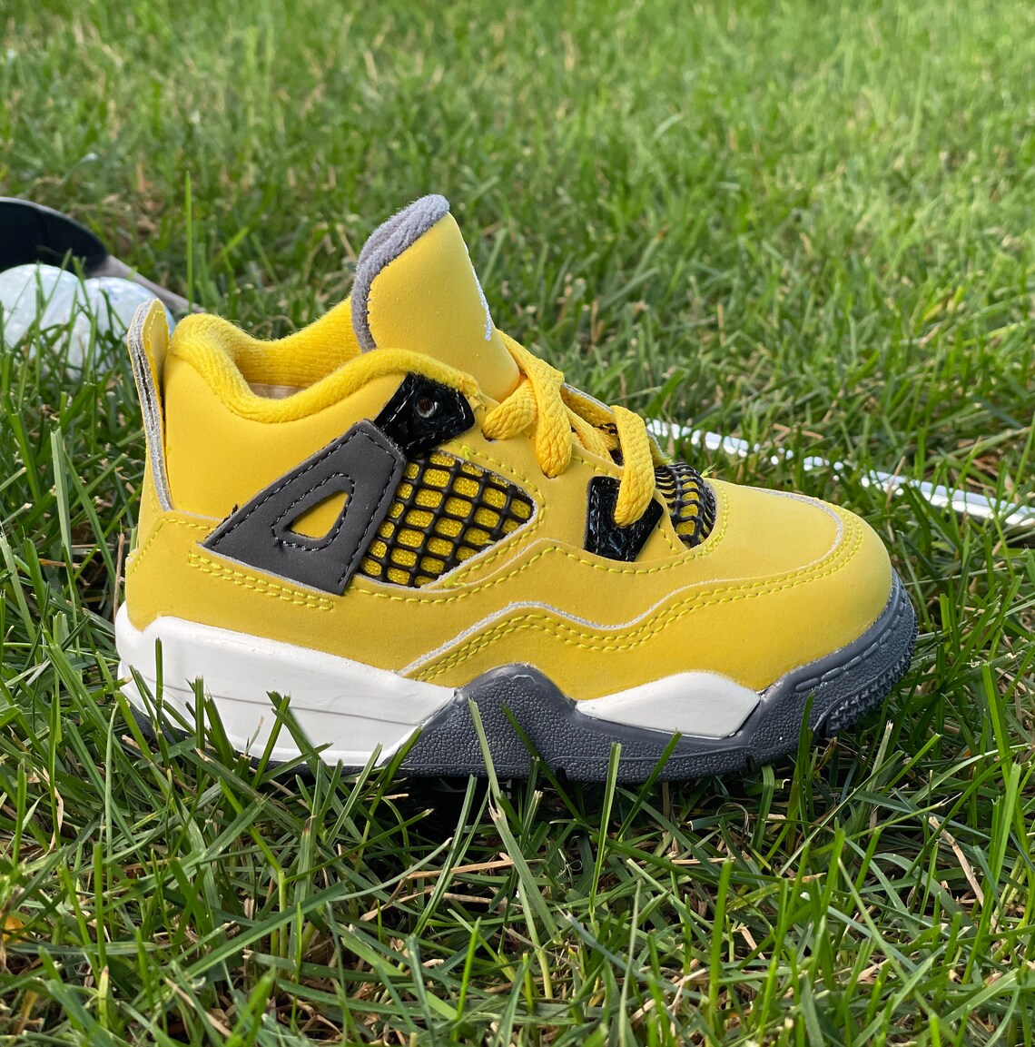 Nike Jordan 4 lightning Yellow Sneaker Putter Cover Air - Etsy