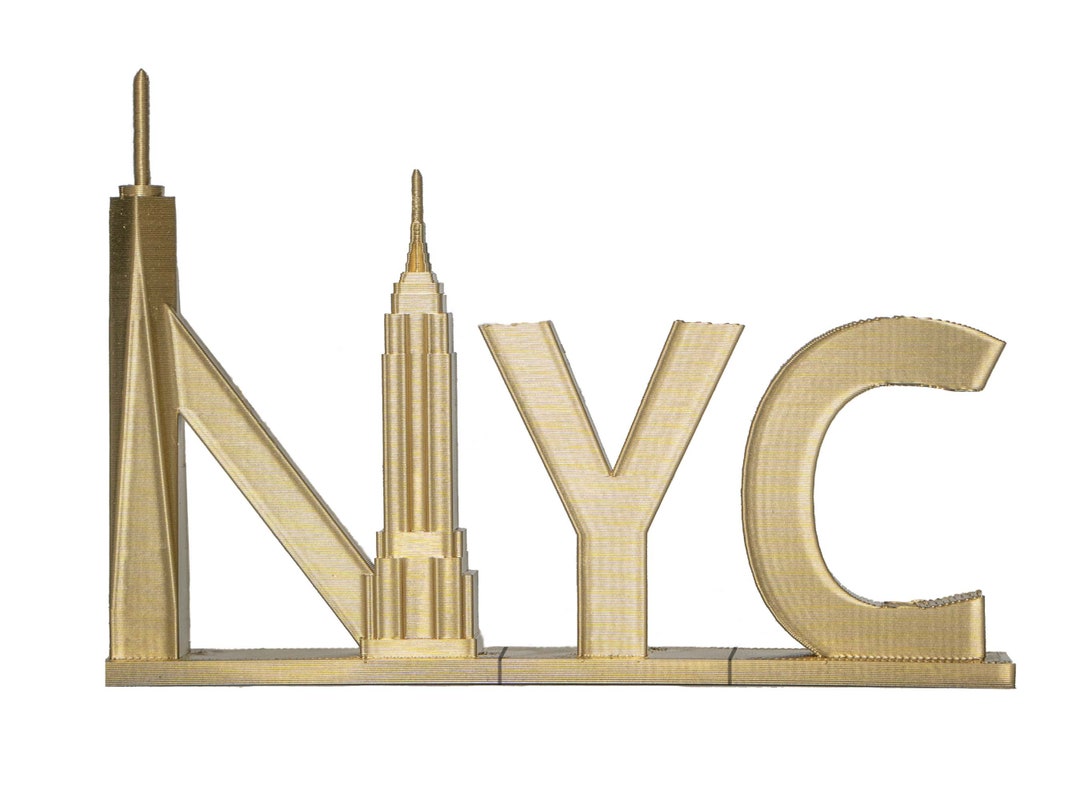 NYC 3D SIGN – New York City Home Décor Wall Art – Color Options ...