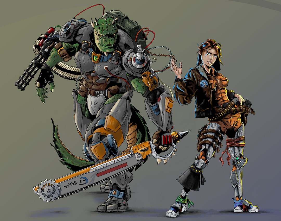 DND Custom Character Designs Dungeons and Dragons Art - Etsy