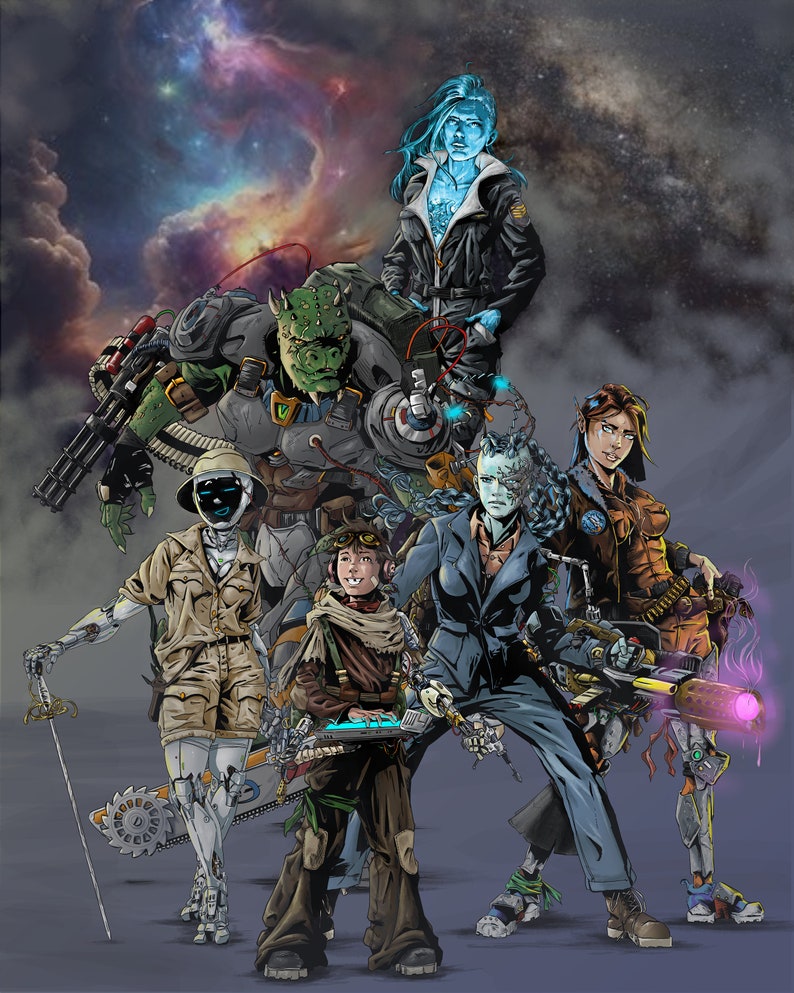 DND Custom Character Designs, Dungeons and Dragons Art, Starfinder ...