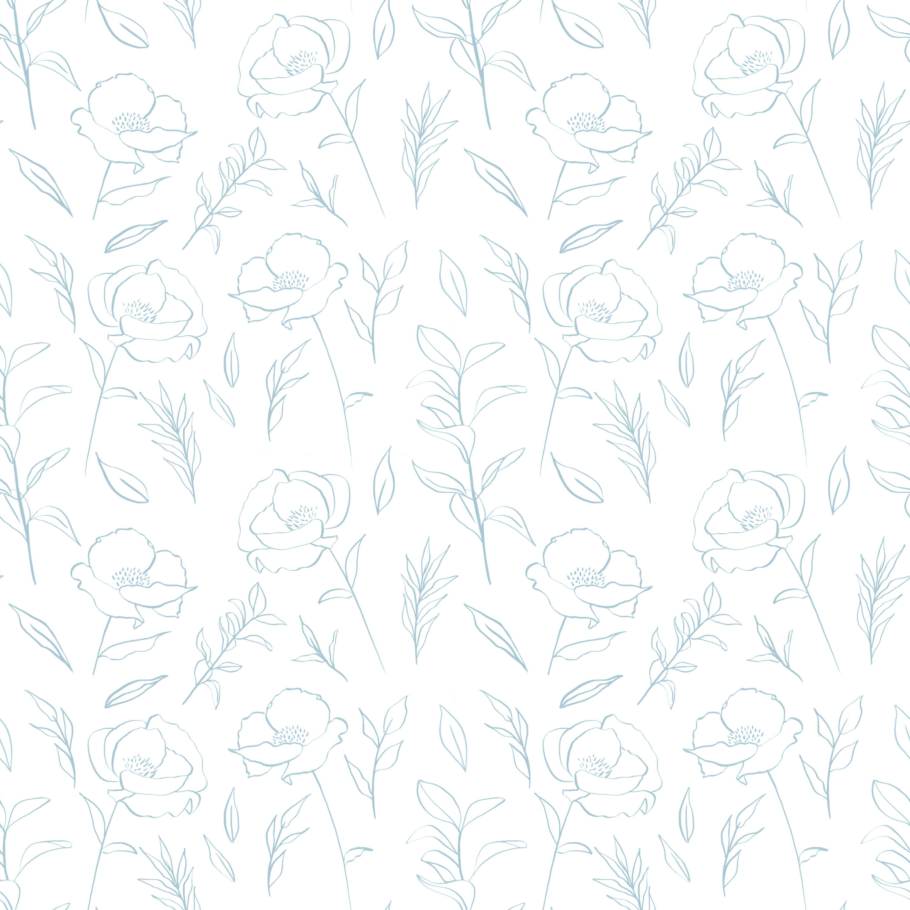 Floral Digital Paper, Flower Print, Seamless Flower Pattern, Pink ...