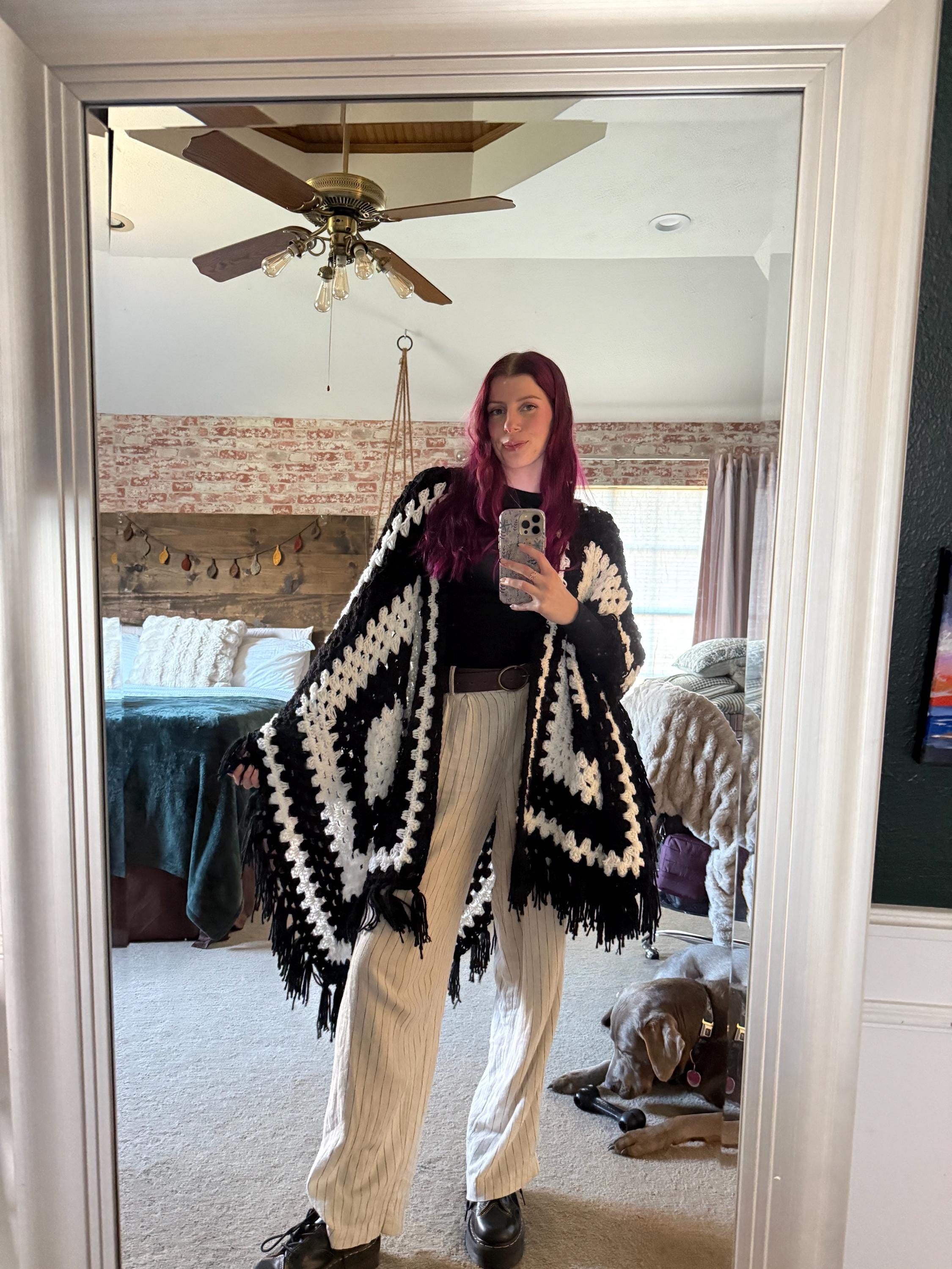 Granny Square Shawl, Digital Download - Etsy