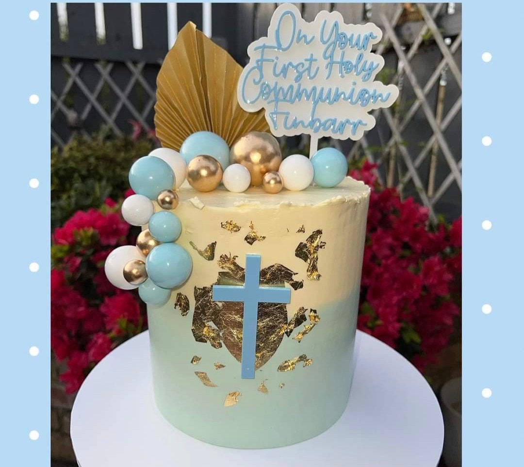 First Holy Communion / Confirmation Double Layer Cake Topper - Etsy