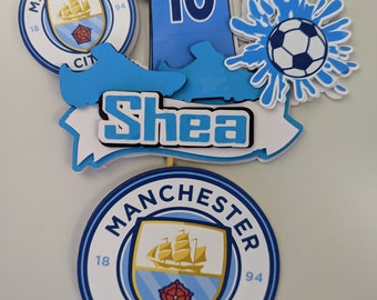 Manchester City Cake Topper - Etsy UK