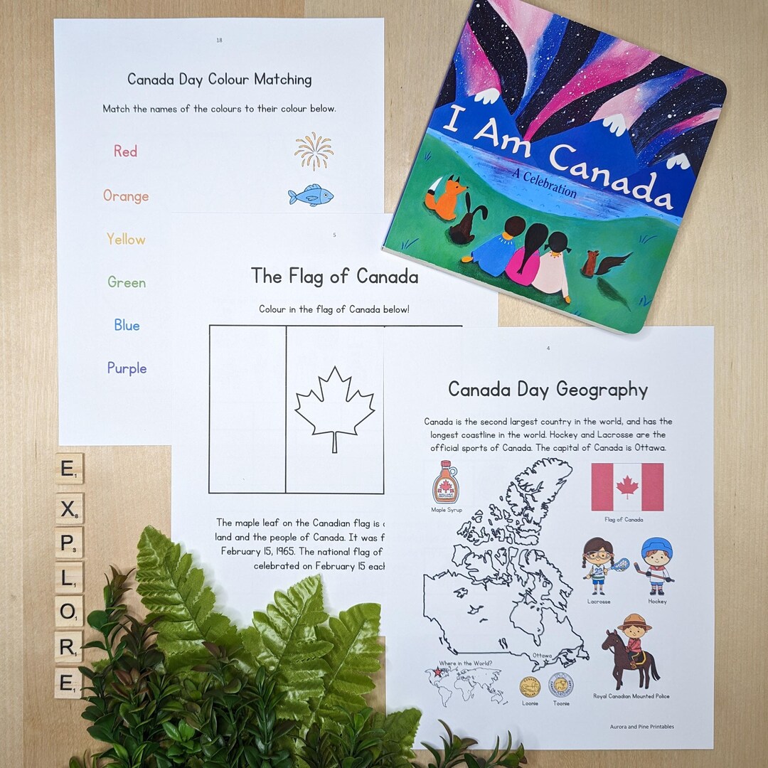 Canada Day Activity Pack (53 Pages) Low Prep, Printer Ink Friendly - Etsy