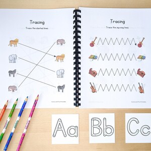 Alphabet Workbook (250 Pages) Low Prep, Printer Ink Friendly - Etsy Canada