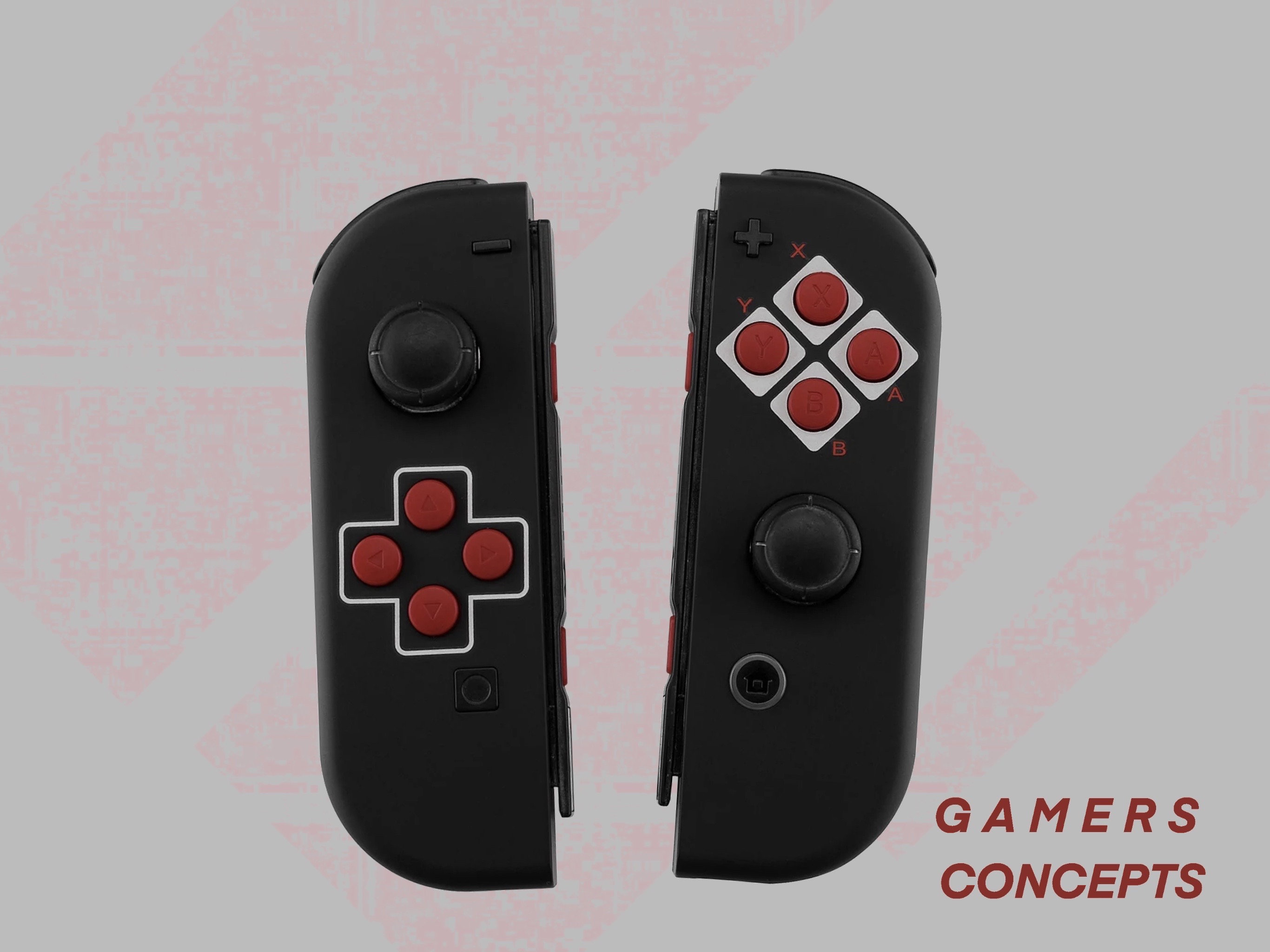 Custom Nintendo Switch Joycons classic NES Color Scheme - Etsy