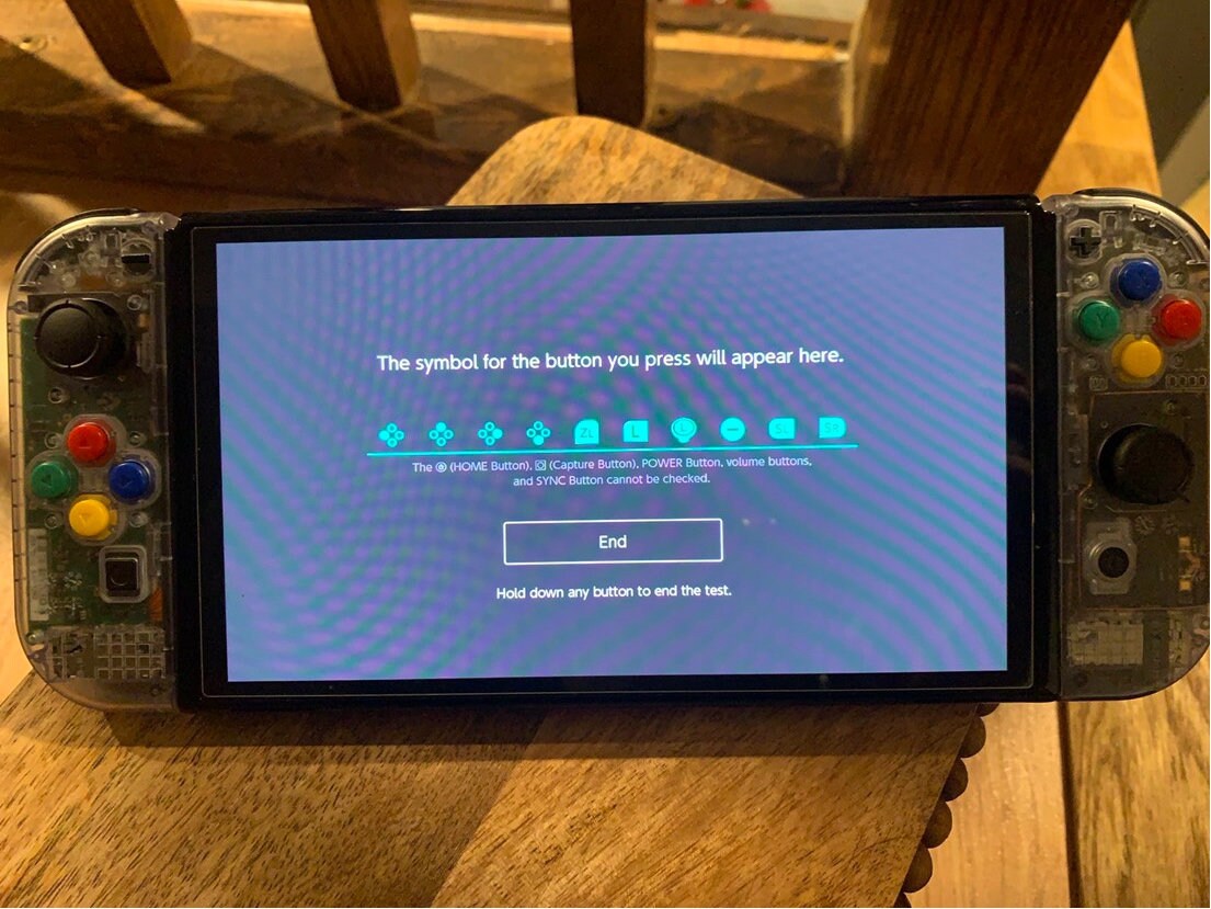 Custom Nintendo Switch Joycons transparent Clear With SNES Colored ...