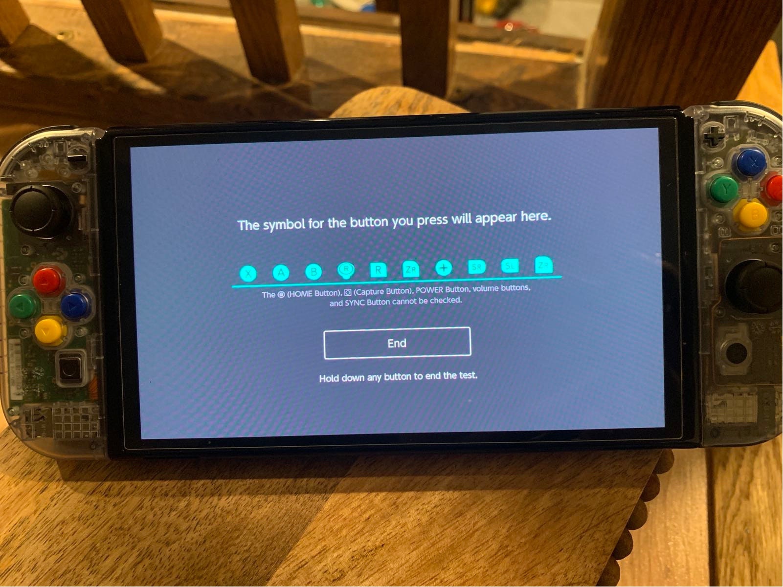 Custom Nintendo Switch Joycons transparent Clear With SNES Colored ...