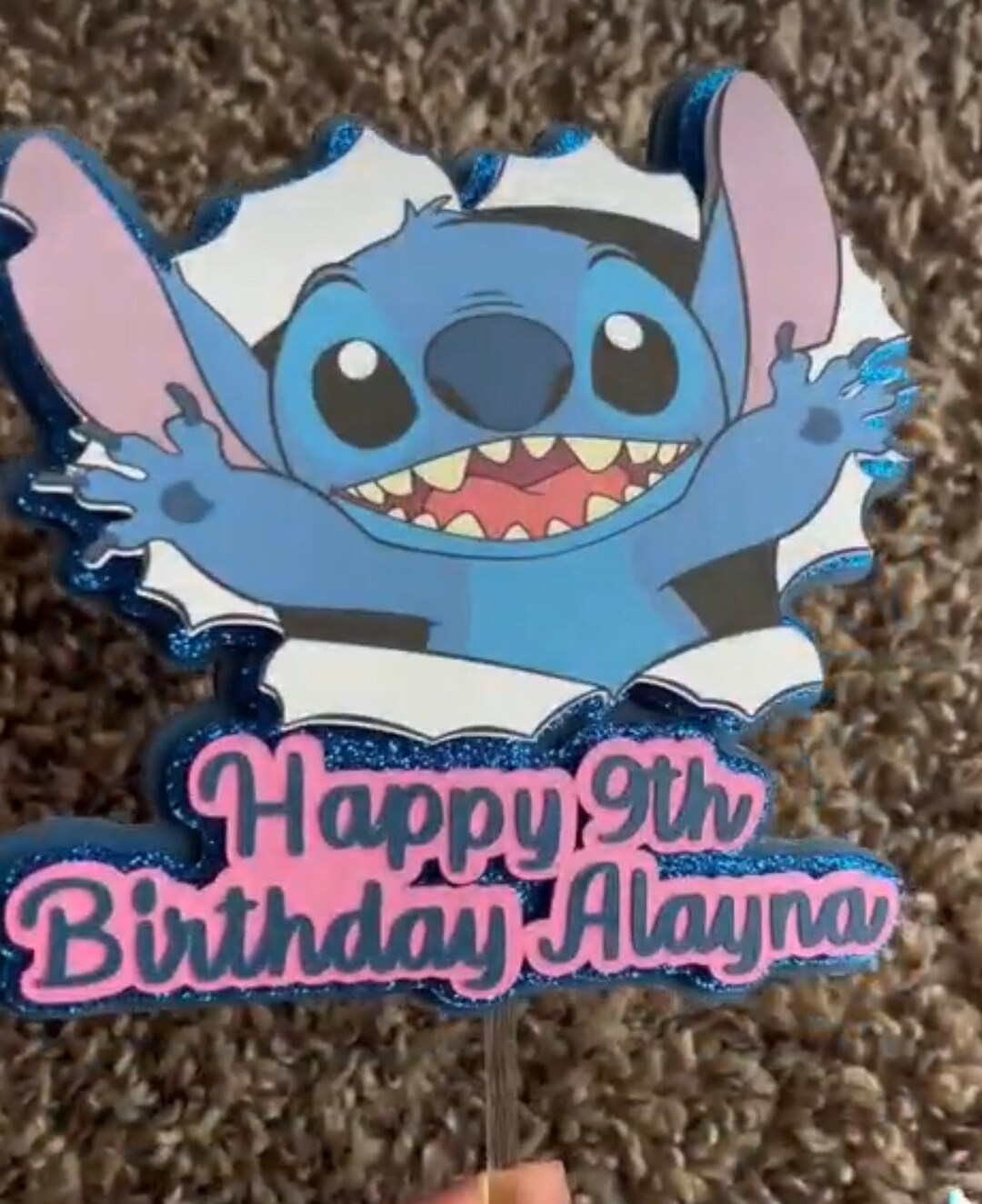 Stitch 3D Cake Topper - Etsy
