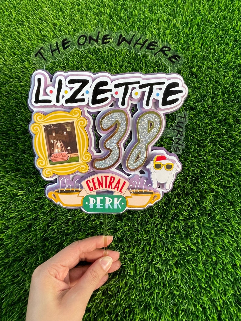 Friends TV Show 3D Cake Topper - Etsy