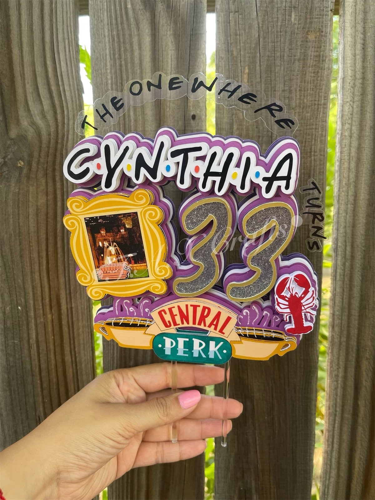 Friends TV Show 3D Cake Topper - Etsy UK