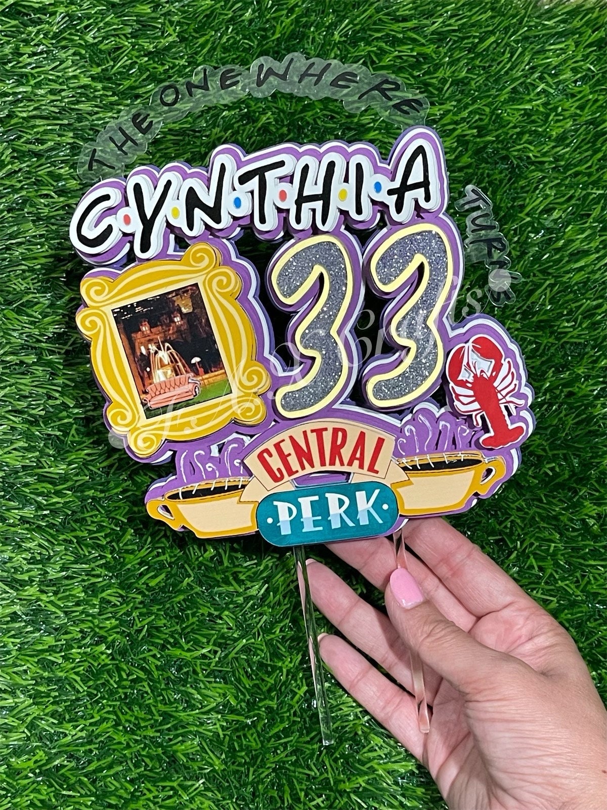 Friends TV Show 3D Cake Topper - Etsy UK