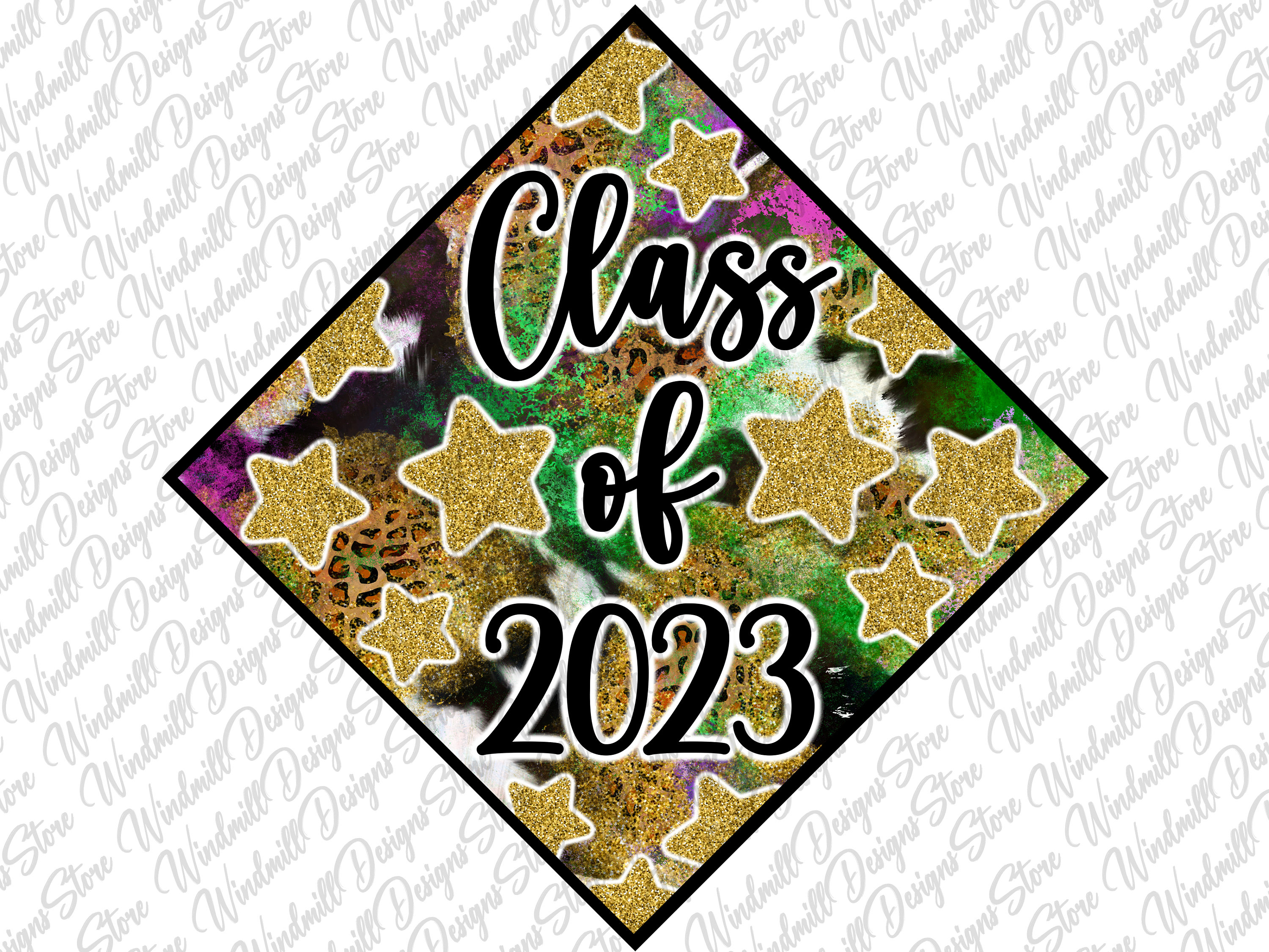 Class of 2023 Graduation Cap Pnggraduation Hat Pngwestern - Etsy