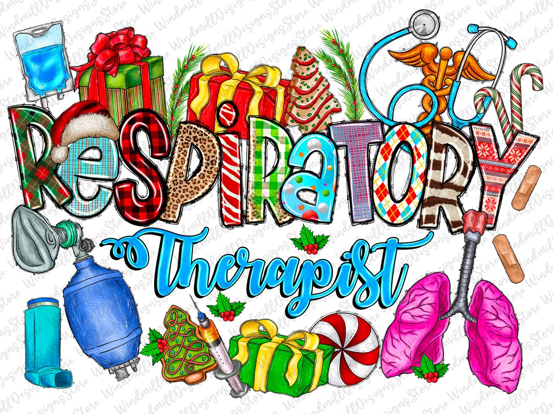 Respiratory Therapist Christmas Png, Holidays Respiratory, Merry ...