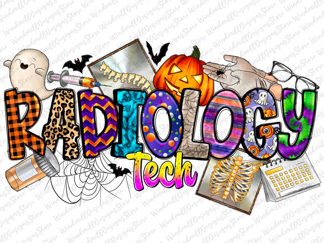 Halloween Radiology Tech Png,radiologist Png, Spooky Rad Tech Png, Xray ...