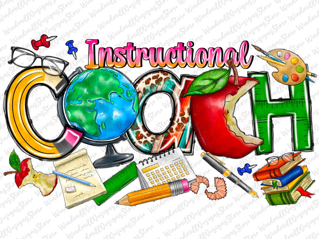 Instructional Coach Png Sublimation Design, Teacher Appreciation Png ...
